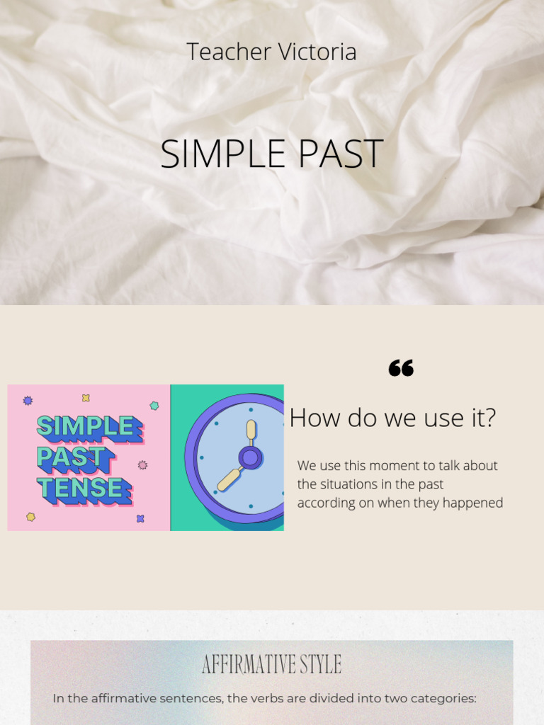 Simple Past (1) | PDF