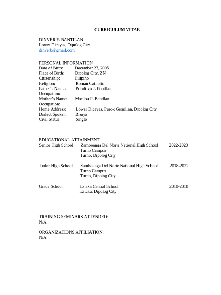 CURRICULUM VITAE-not Final | PDF