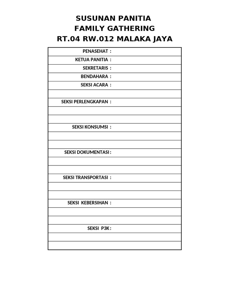 Rundown Gathering | PDF