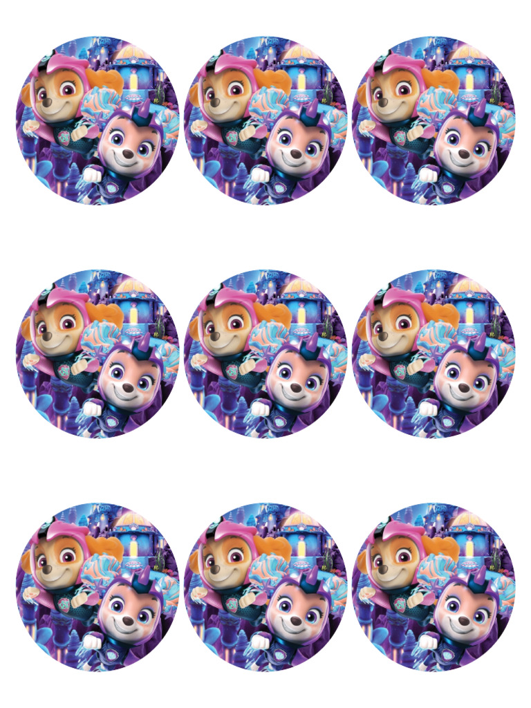 Stickers Coral y Skye | PDF