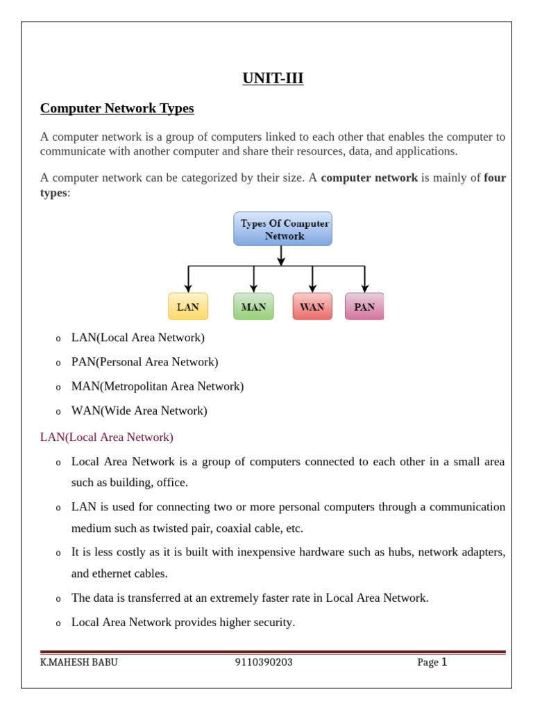 Computer Network Basics | PDF | Computer Network | Network Topology
