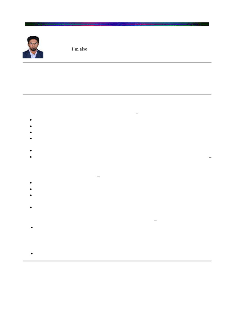CV Mohamed MN | PDF