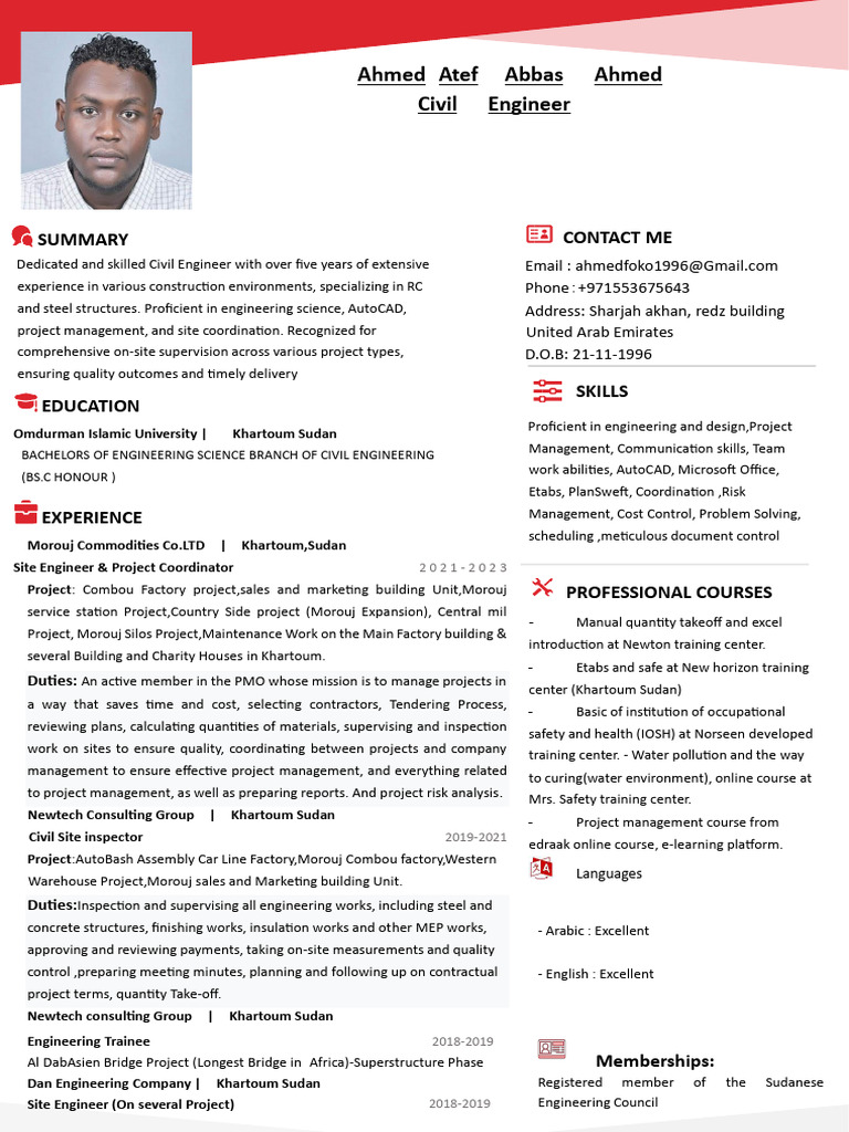Ahmed's Resume | PDF