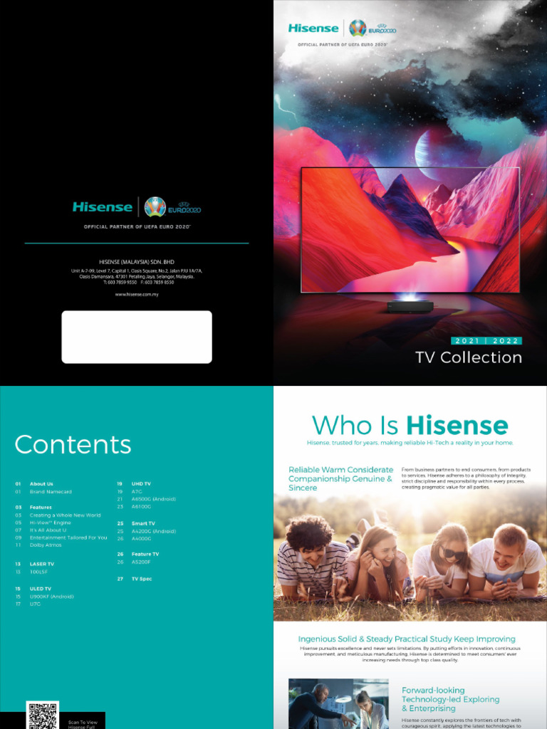 Hisense TV Catalog 2021 2022 | PDF
