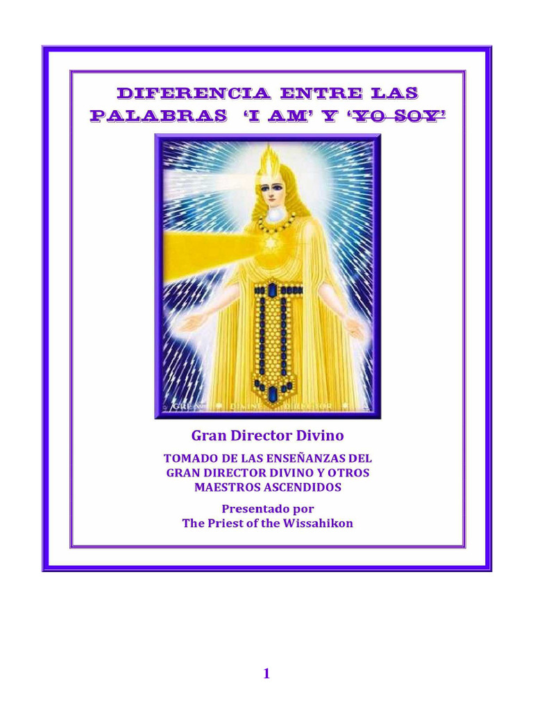 Diferencia Entre i Am y Yo Soy | PDF