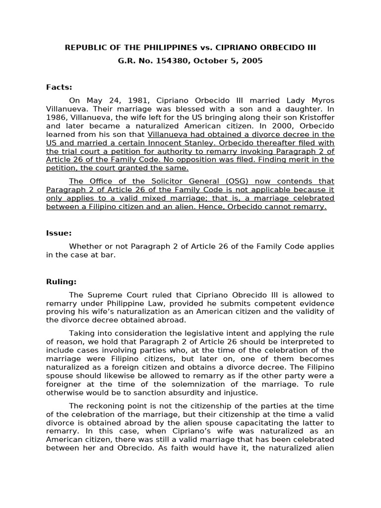 Republic Vs Obrecido Basilia 010041 | PDF