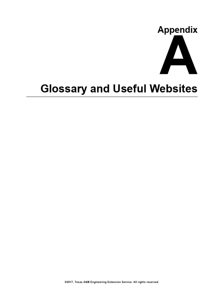 Appx A Glossary | PDF