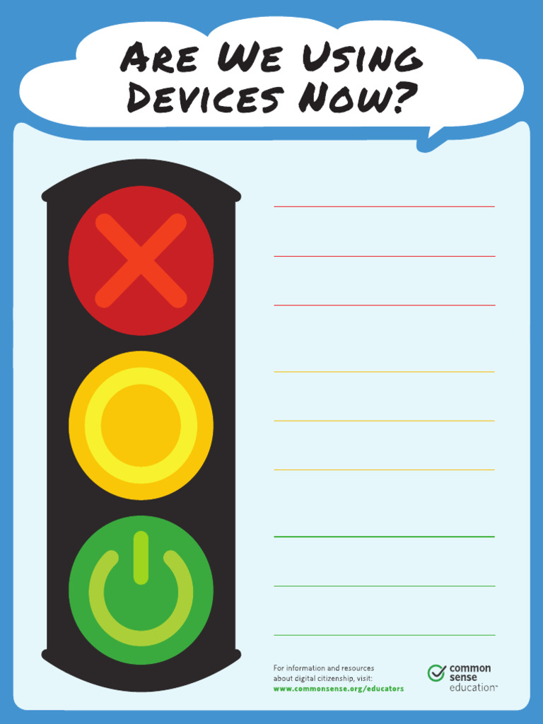 Stoplight Poster and Handout | PDF