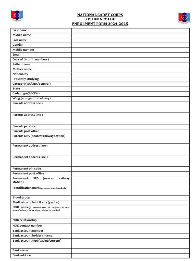 ENROLLMENT_FORM_2024-2025[1] | PDF
