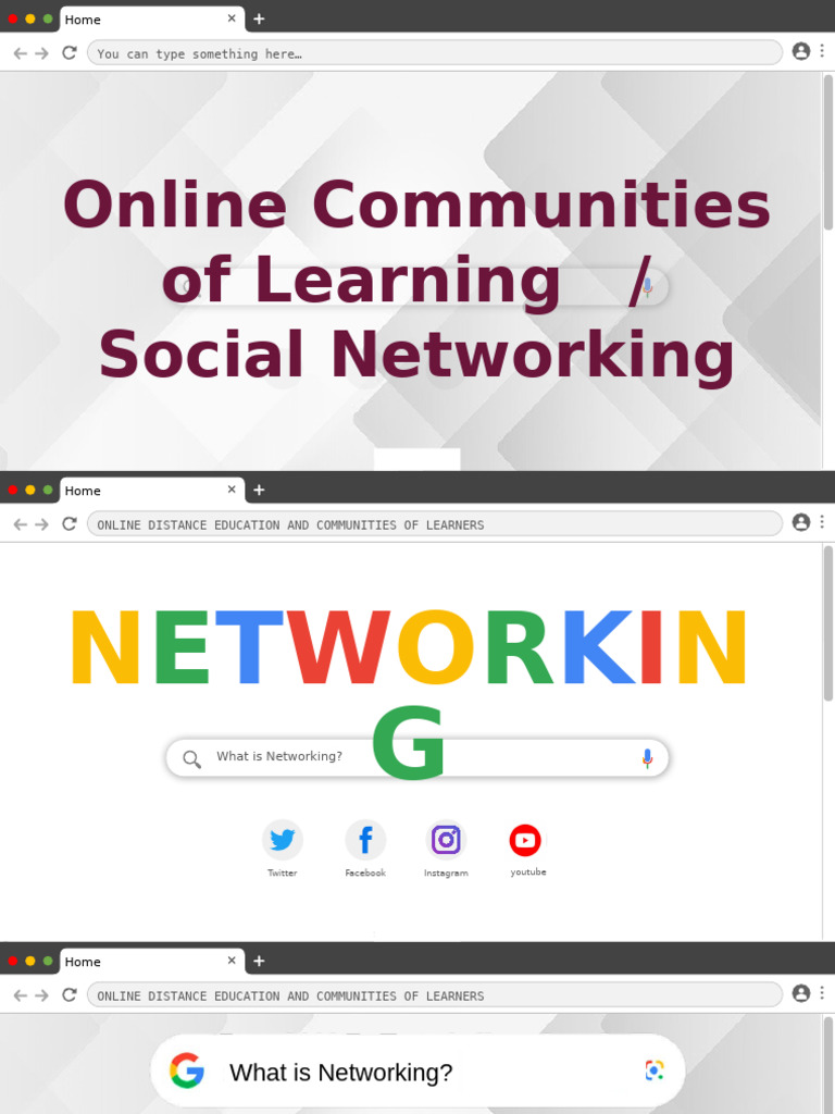 Online Communities of Learning | PDF