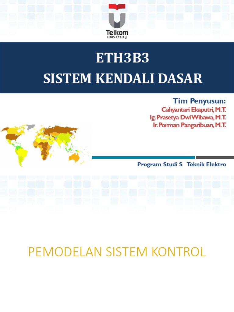 Slide 3 Pemodelan Sistem Kontrol | PDF