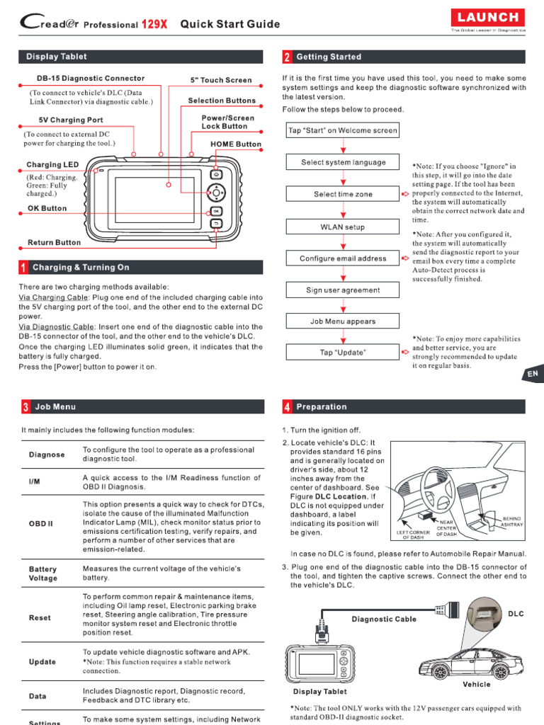 Manual Usuario Launch CRP 129X | PDF | Tecnología