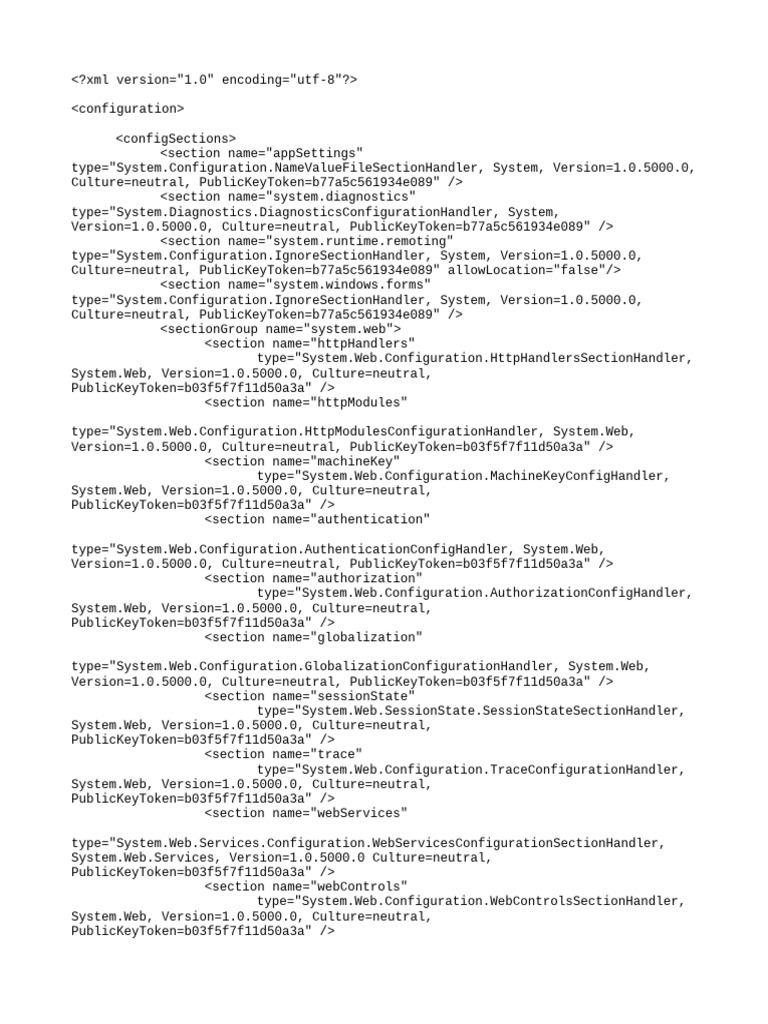 Machine Config | PDF