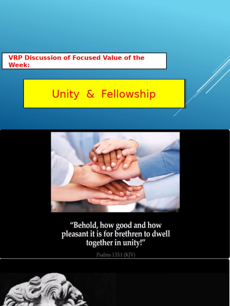 Unity Fellowship | PDF