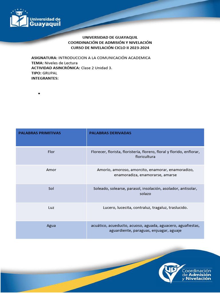 Tarea - U3 - Clase 3 - S5 T | PDF