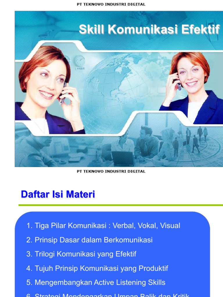 Skill Komunikasi Efektif | PDF