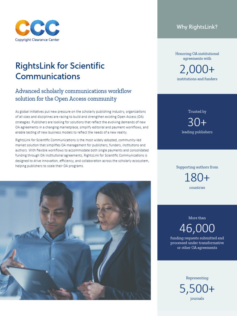 Data Sheet RightsLink For Scientific Communications | PDF