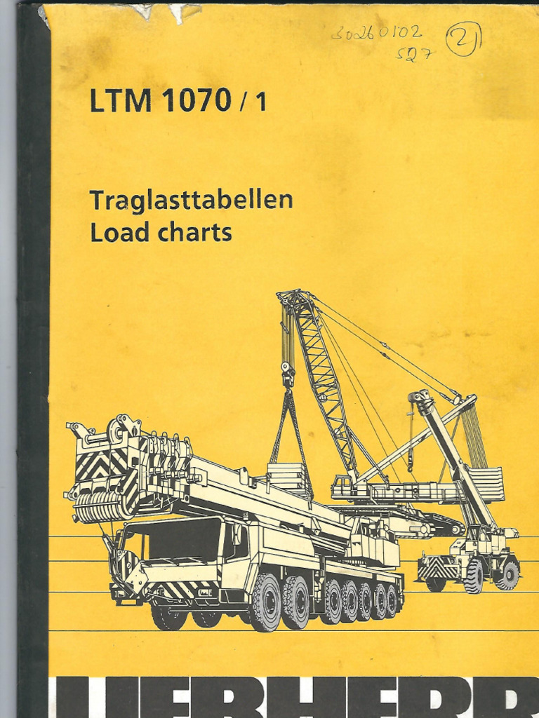 (70 Ton) Liebherr LTM 1070-1 Liccon | PDF