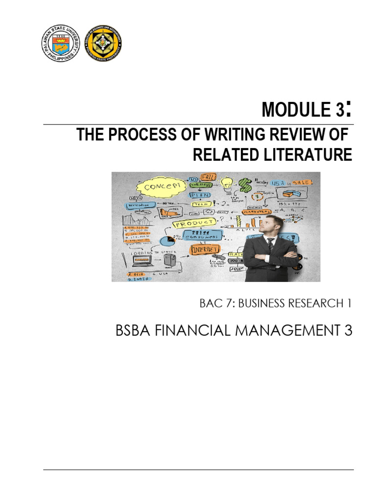 Business Research 1 Module 3 Review of Related Literature 1 | PDF