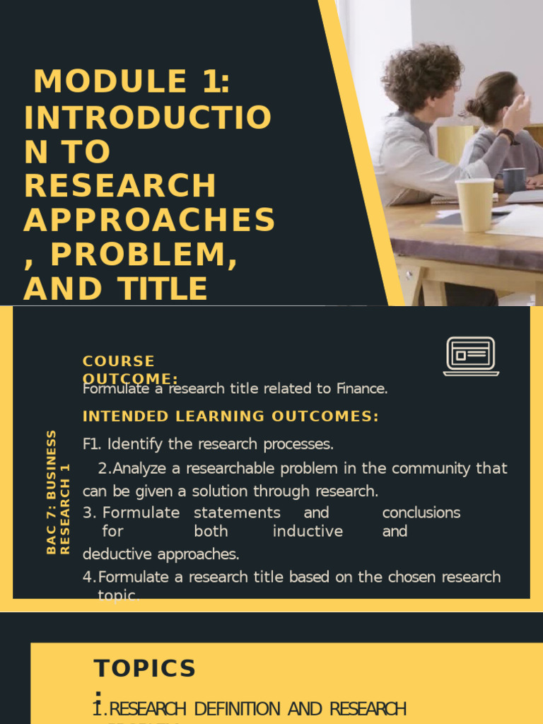 Module 1 Introduction | PDF