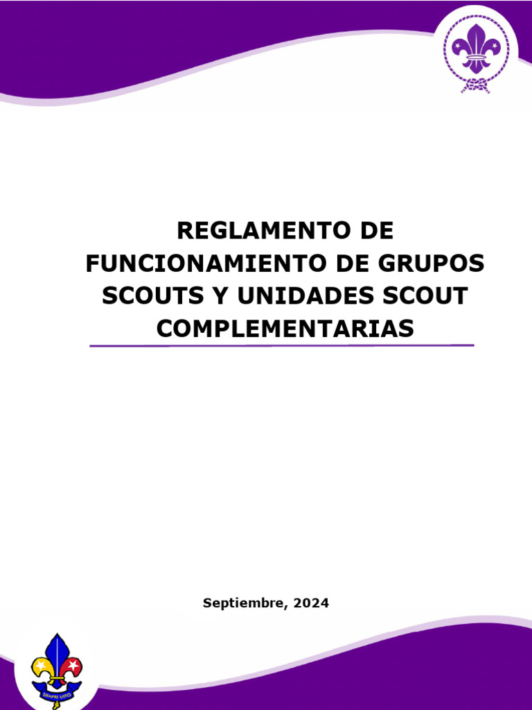 Reglamento de Funcionamiento de Grupos Scouts y Unidades Scout ...