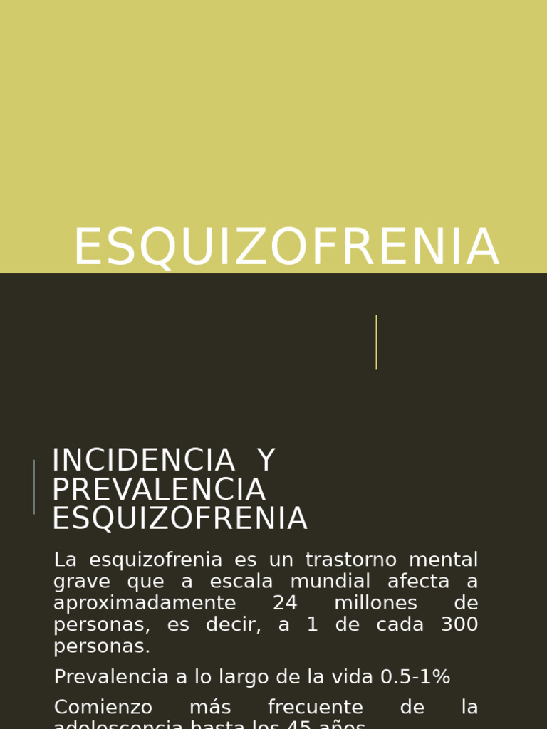 Esquizofrenia) | PDF | Esquizofrenia | Psicosis
