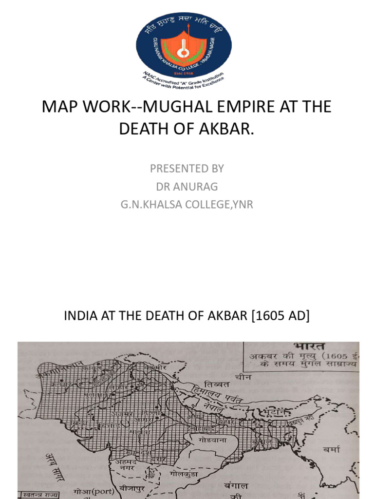 Map PPT (Akbar Death) | PDF | History | Religion & Spirituality