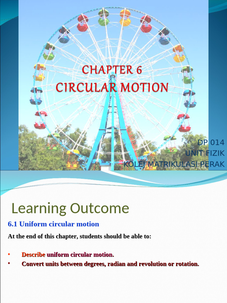 Ch06 Circular Motion 20222023 | PDF