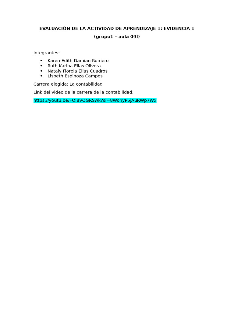 AA1 Grupo1 09I | PDF