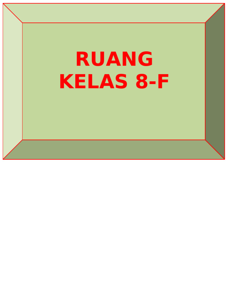 Label Nama Ruang Kelas | PDF