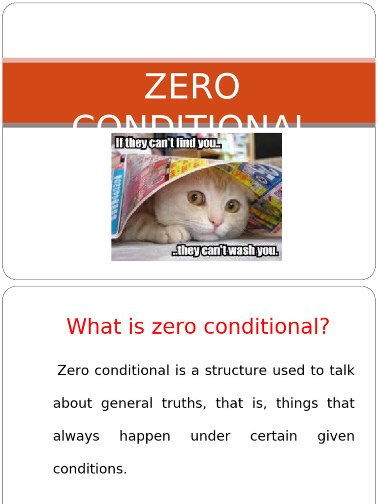 Zero Conditional | PDF