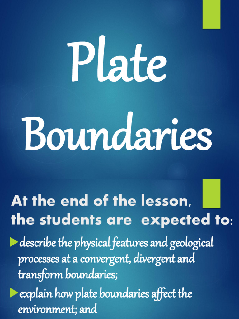 Plate Boundaries-1 | PDF