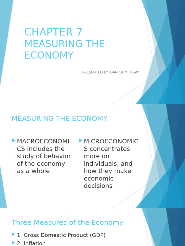 Chapter 7 Measuring The Economy | PDF | Cost Of Living | Gross Domestic ...