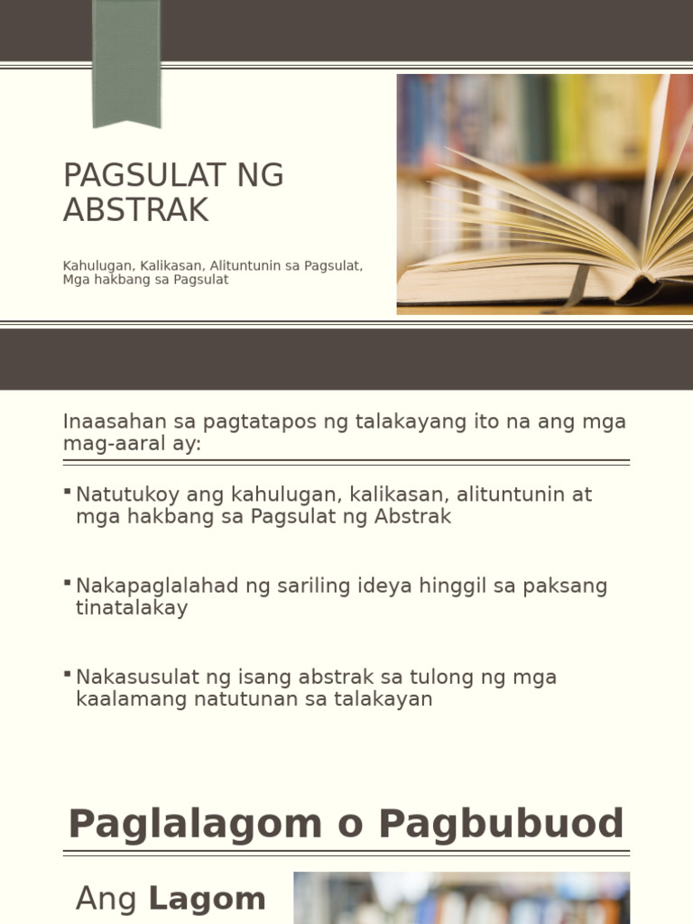 PagFil Aralin 4 Abstrak | PDF