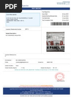 Water Test Report | PDF