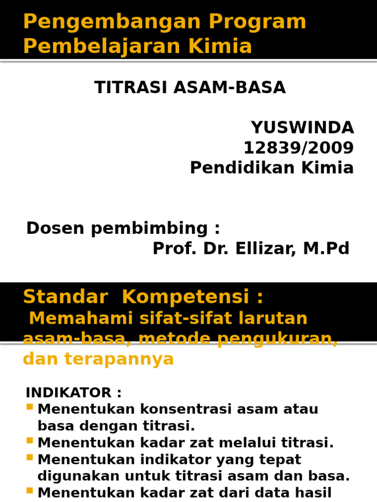 powerpoint-TITRASI ASAM BASA | PDF
