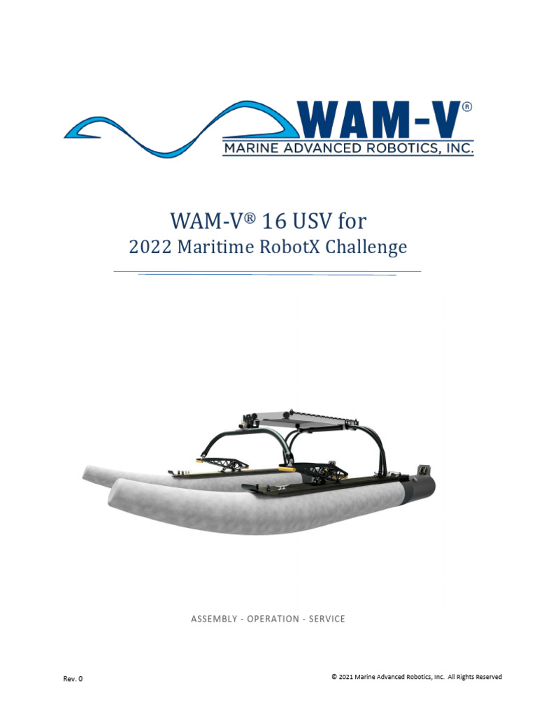 WAM-V16 USV Assembly Operation & Service Manual 2022 - Rev 0 | PDF ...
