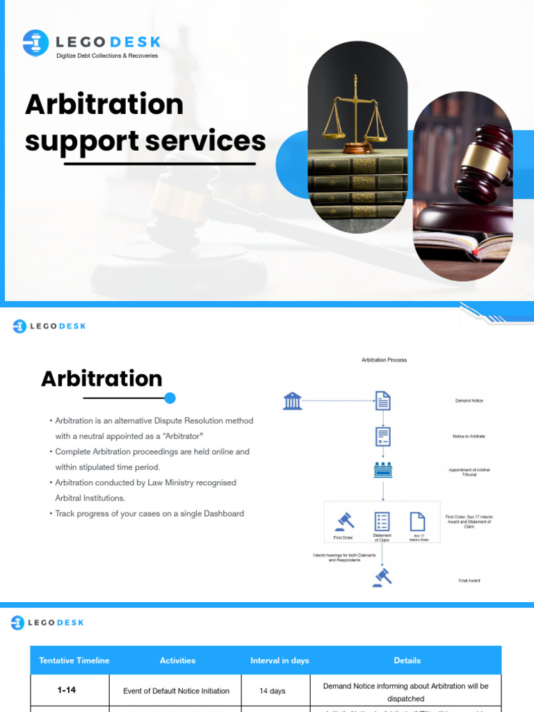 Arbitration Support Services | PDF