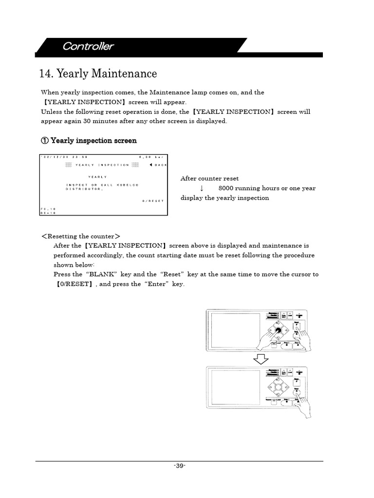 Yearly Maintenance Plan | PDF