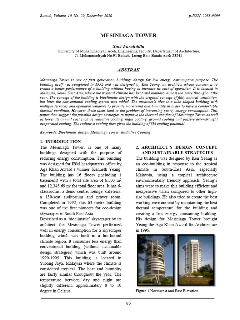Mesiniaga Tower Suci Farahdilla | PDF