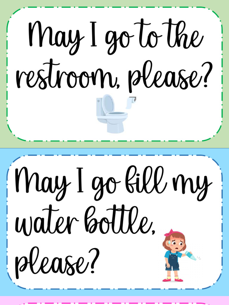 Classroom Communication Phrases | PDF