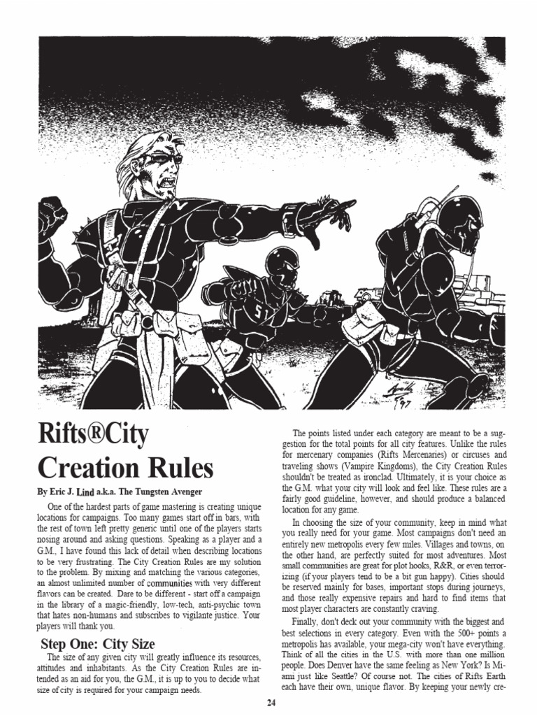 Rifts city | PDF
