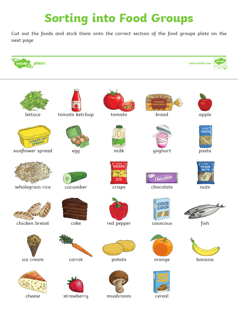 T SC 1644579215 Y3 Sorting Into Food Groups Activity Sheet - Ver - 1 ...