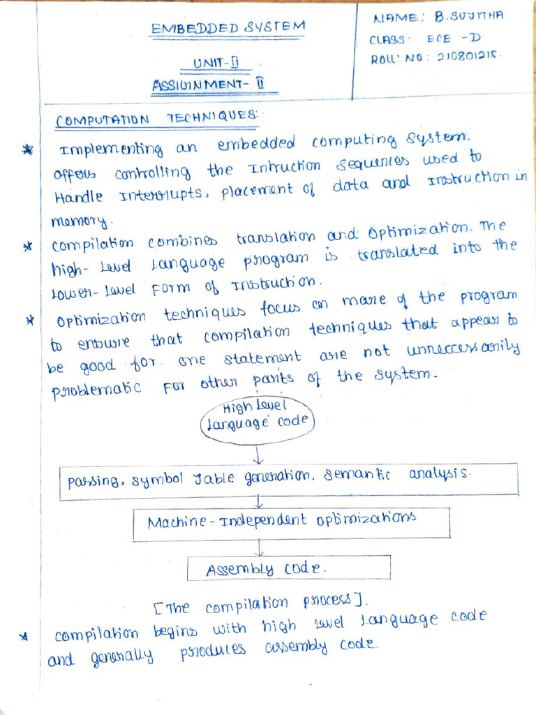 Embedded Sys Assignment 2 | PDF | Computer Programming | Computing