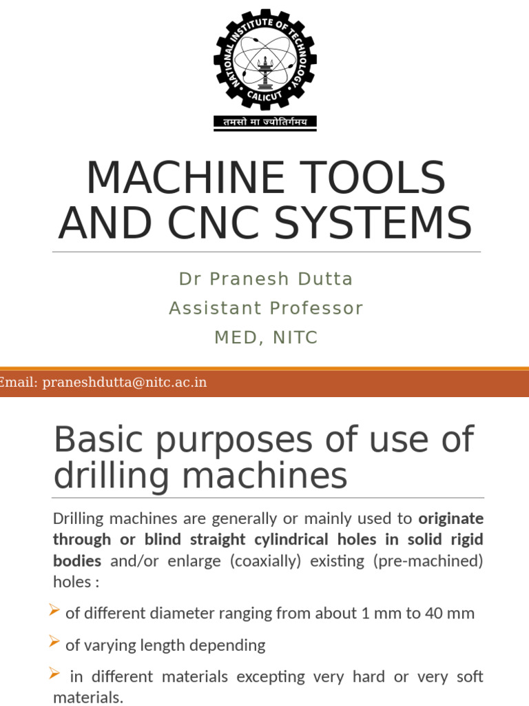 Lecture 4 Drilling and Boring | PDF