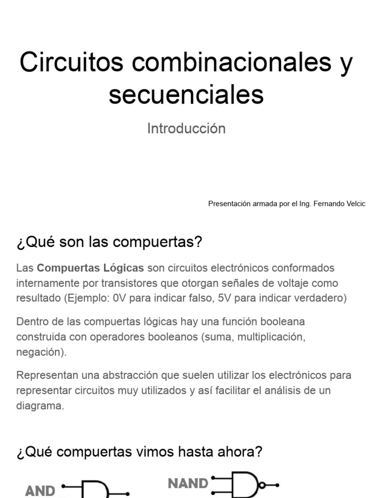 Circuitos Combinatorios | PDF