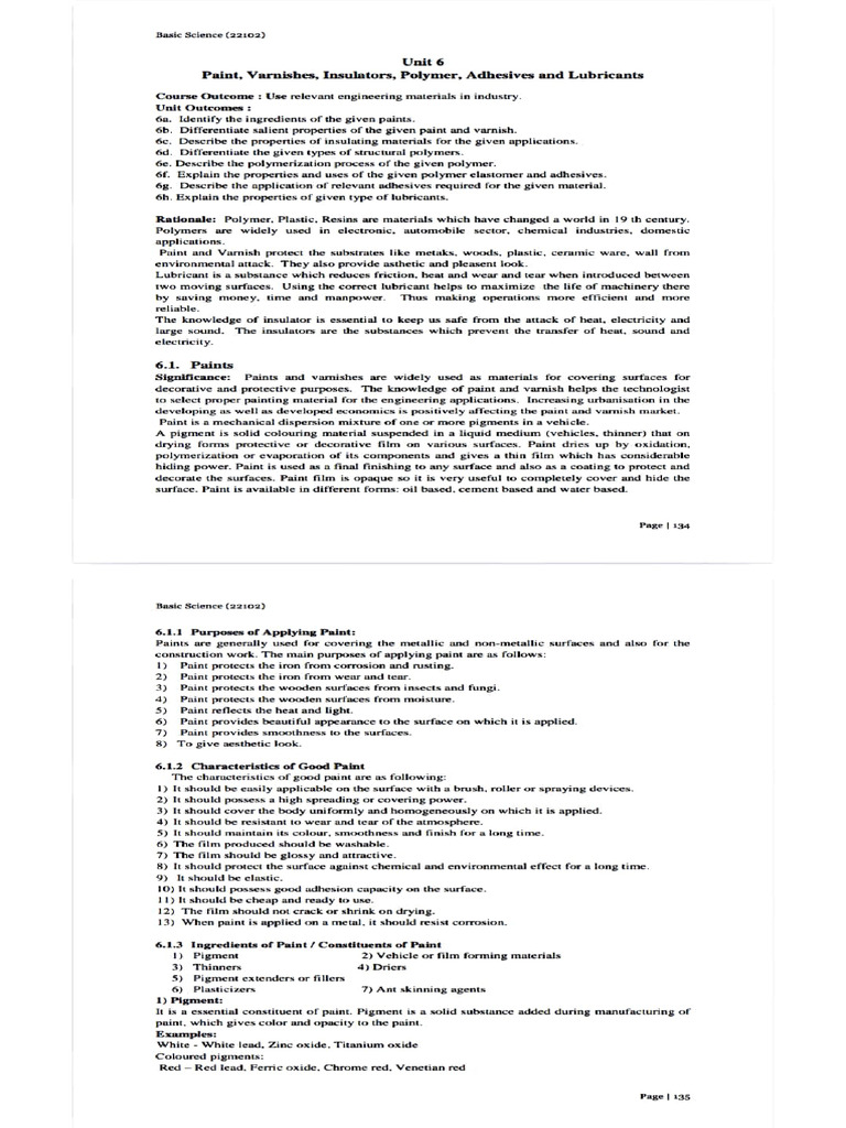 Engineering Materials Unit-3 | PDF