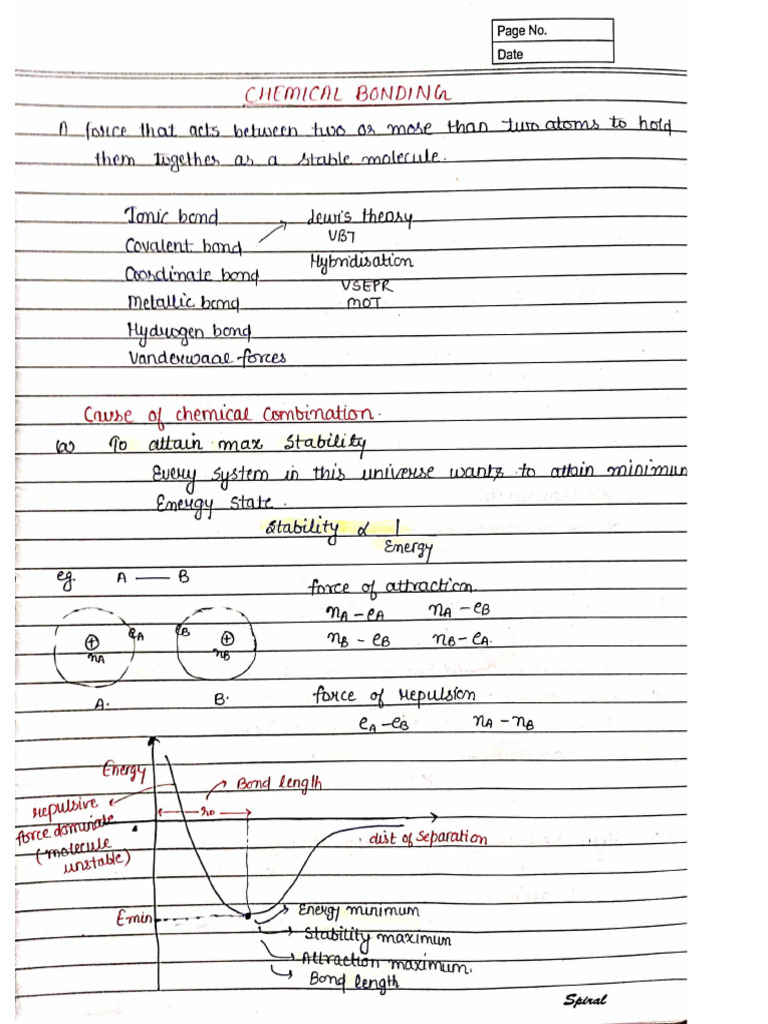 Chemical Bonding by VT Sir515 | PDF