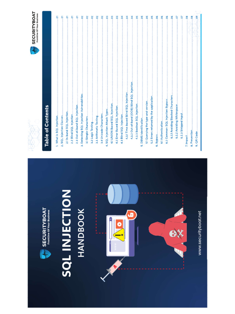 SQL Injection Handbook | PDF