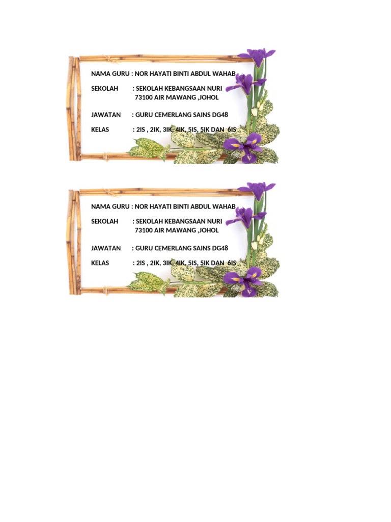 24 Label Fail Mengajar | PDF